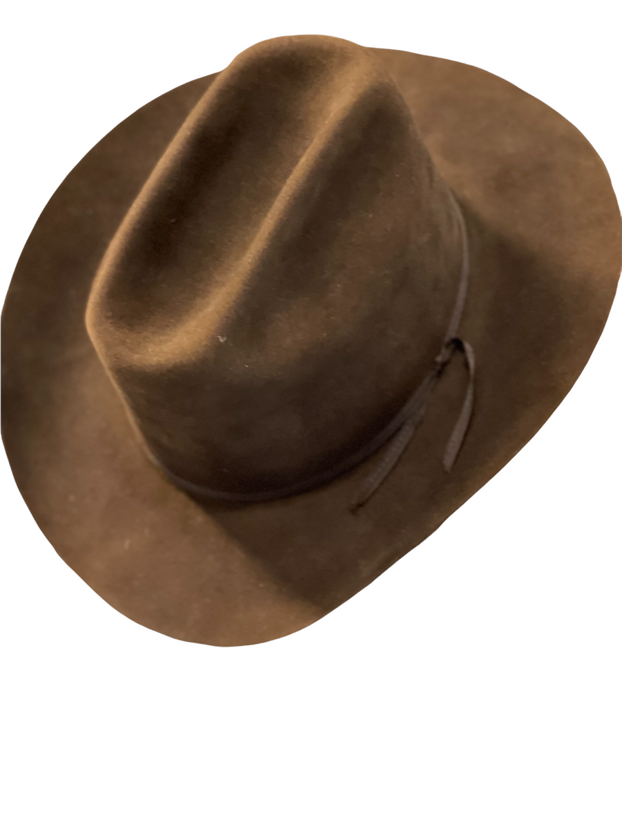 "Texas Open Range" Hat in Chocolate Brown– Adobe Western Art Gallery