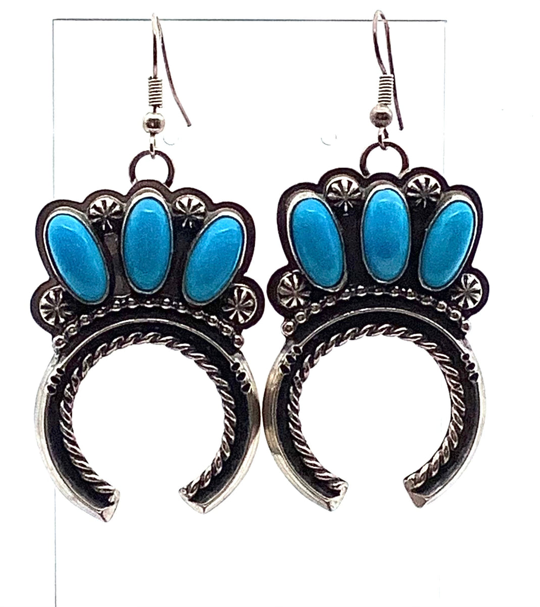 Kingman Turquoise Naja Necklace Set– Adobe Western Art Gallery